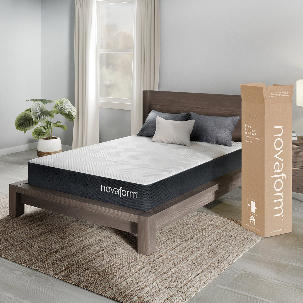 Dreamaway 8” Gel Memory Foam Mattress – Novaform