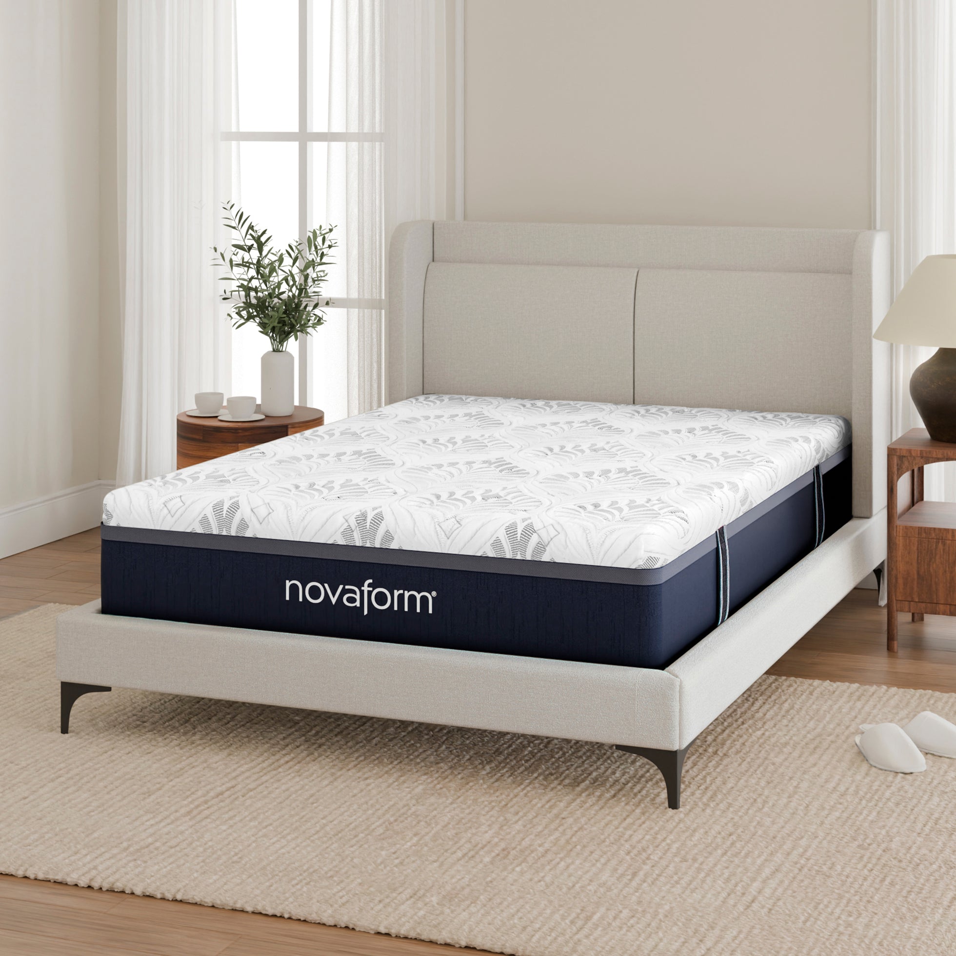 Serafina PerfectTemp 14" Gel Memory Foam Mattress – Novaform